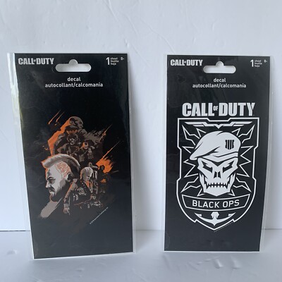 2 Call of Duty Black Ops 4 Characters Sticker Decal For Laptop PC Car ...