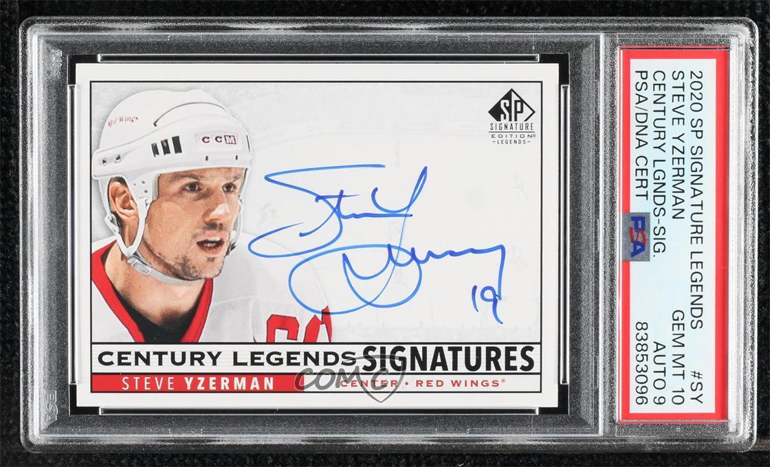 Steve Yzerman Autographed Signed 2020 Sp Signature Edition Legends ...
