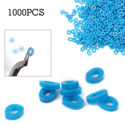 1000 X Dental Ortho Separator Separate Ligature Ties Rings Blue ...