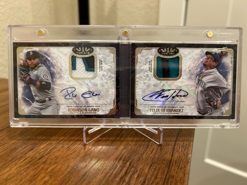 2016 Topps Tier One Baseball - Robinson Cano/Felix Hernandez Auto ...