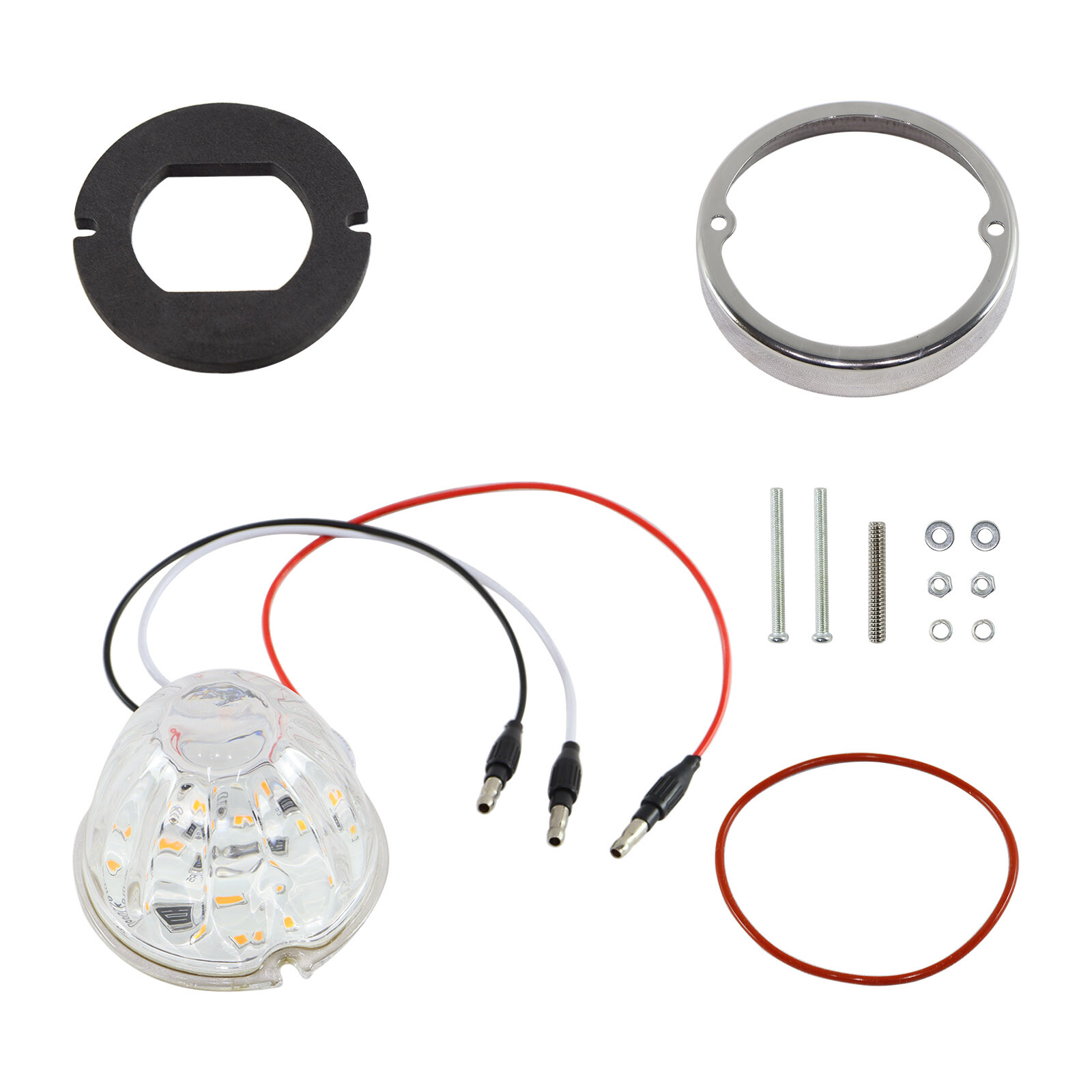 Glass Lens Amber Light LED Tech Watermelon Shape Spot Light 1 Piece ...