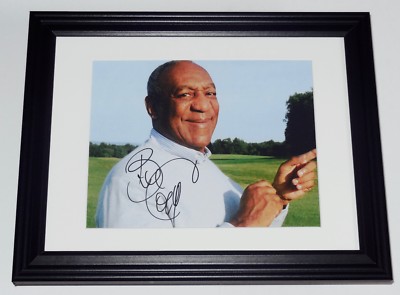 BILL COSBY AUTOGRAPHED 8X10 COLOR PHOTO (FRAMED & MATTED) - THE COSBY ...