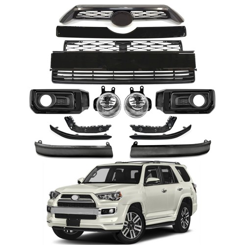 Fit Toyota 4Runner Limited 2014-2020 Front BunBody Kits Gloss Black Set ...