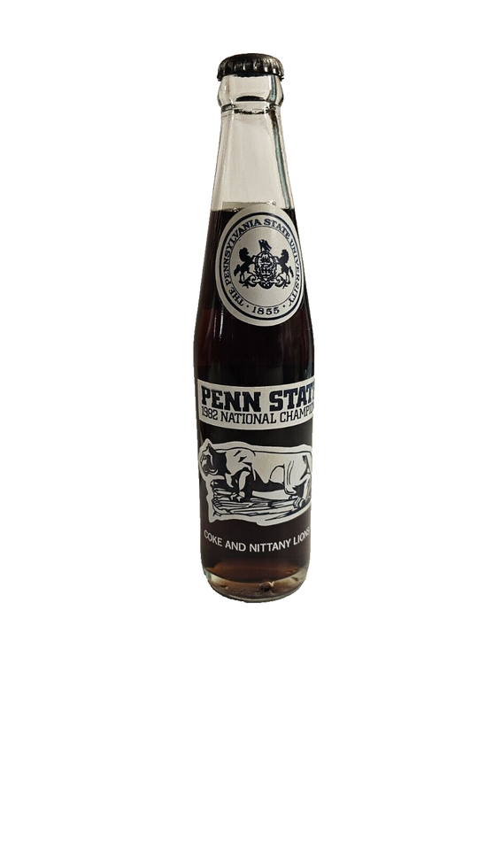 SEALED 1982 Penn State Football NATIONAL CHAMPIONS COKE Bottle Full | eBay