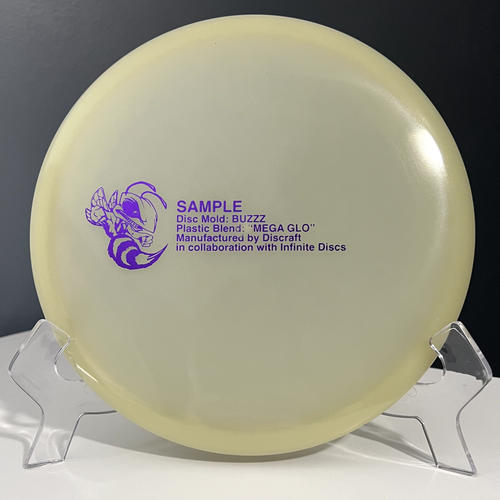 NEW Discraft + Infinite "Mega Glo" Sample Run Buzzz Metallic Purple ...