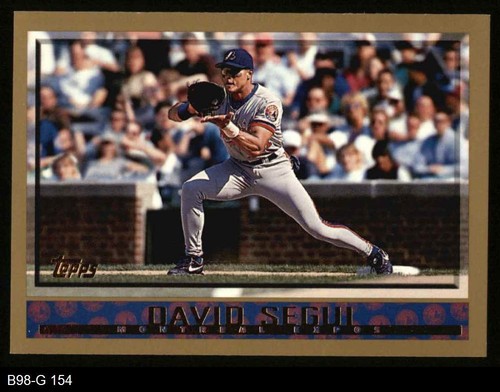 1998 Topps #154 David Segui Expos 8 - NM/MT | eBay