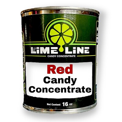 LiME LiNE Red Transparent Candy Concentrate - 16 Oz | eBay