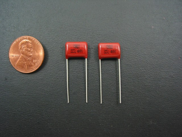 2 Pcs .022uf 400v Guitar CBB Polypropylene Tone Capacitor 223 22nf ...