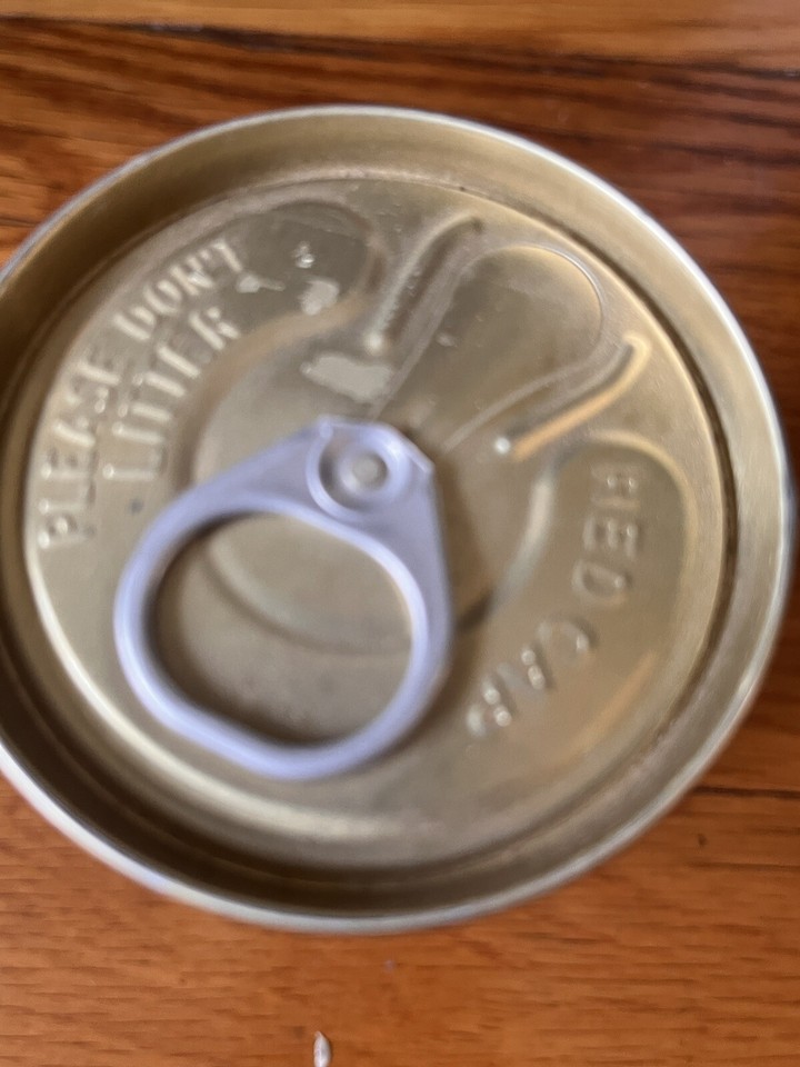 Carling’s Red Cap Ale Beer Can Bottom Opened Vintage Natick ...