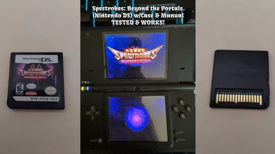 Nintendo DS Spectrobes: Beyond the Portals Sci-Fi Game w/Case & Manual ...