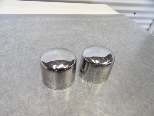 00 Harley Dyna Super Glide FXD front axle chrome nut end covers | eBay