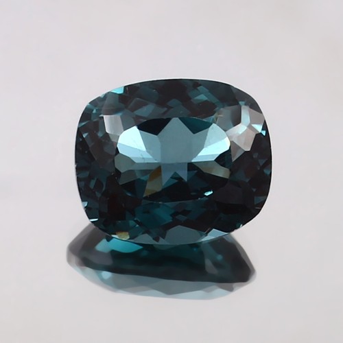 AAA Naturale Indicolite Blu Verde Tormalina 6.65 Cuscino CT Taglio ...