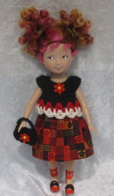 Made to fit 9" FANCY NANCY Madame Alexander #74 Clothes, Top, Skirt ...