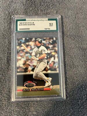 1993 Topps Stadium Club - #478 Mark McGwire | eBay