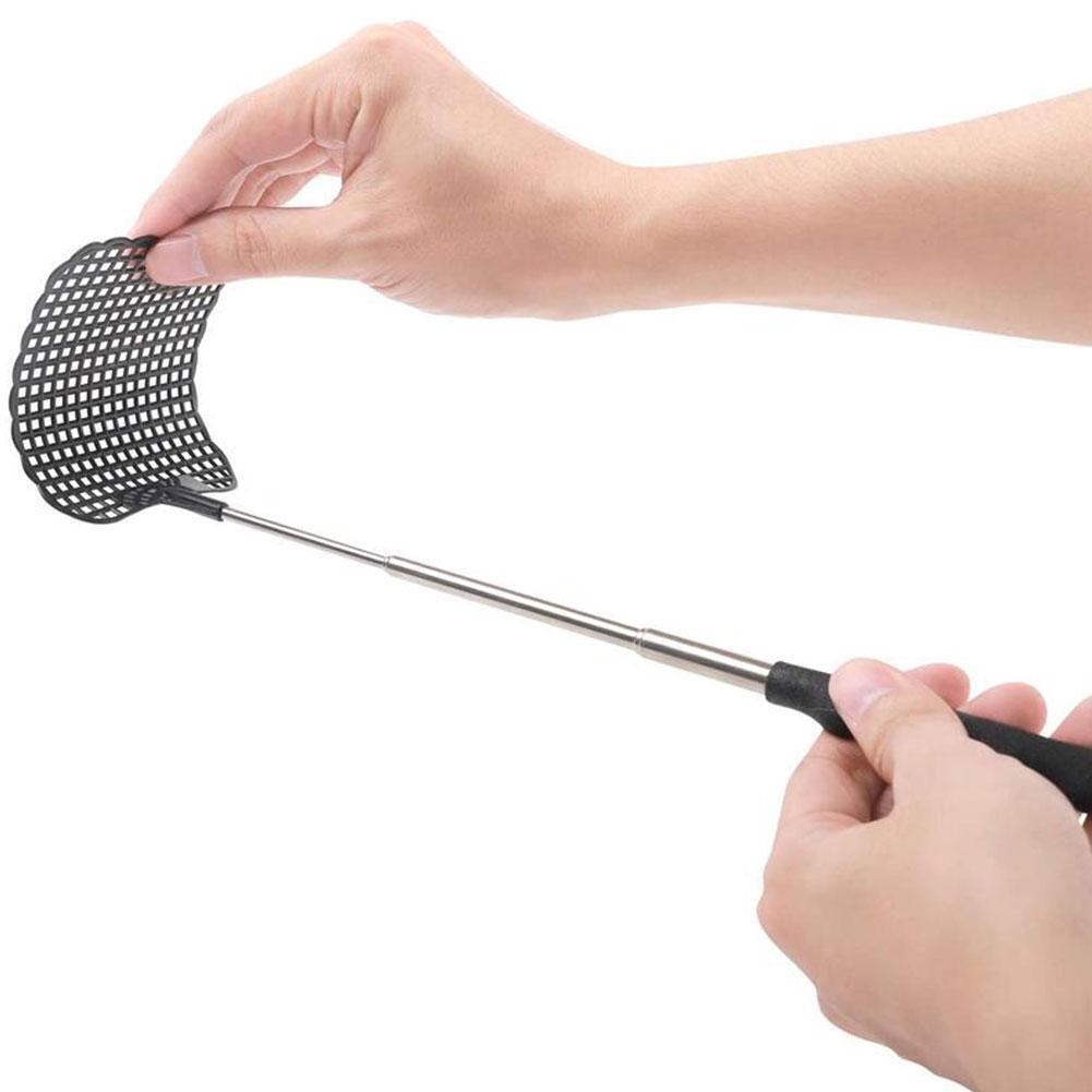 1 EXTENDABLE FLY SWATTER CATCHER TELESCOPIC INSECT FAST MOSQUITO BUG ...