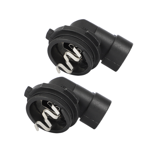 2 x For 1445 Pigtail Female H1 Fog Light Bulb Connector Holder Plug Kit ...