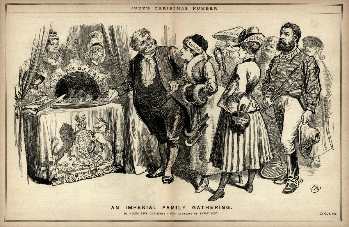 British Colonialism Cartoon