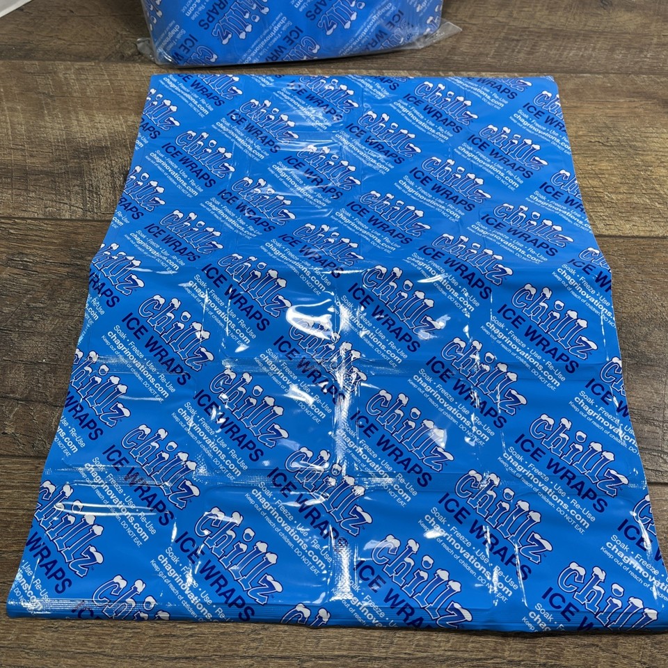 Chillz Ice Wraps Reusable Ice Sheets for Coolers - Flexible Ice ...