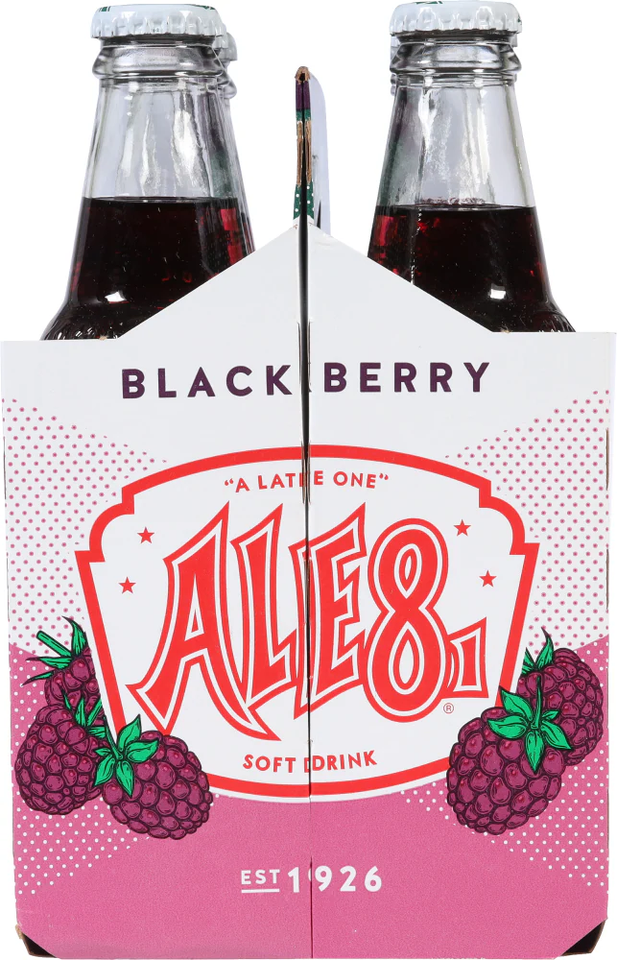 Blackberry Ale-8-One Ale 8 Soda Pop Glass Bottles - 6 BOTTLES 12oz Ό | eBay