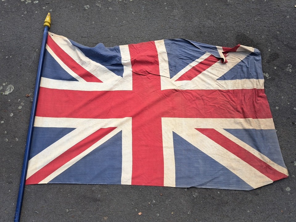 Vintage WW2 Era British Union Jack Flag. VE Day | eBay UK