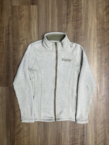 Women’s Kuiu Base Camp Full Zip Sweater Khaki White Heather Size Medium ...