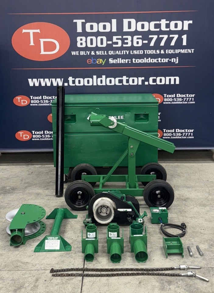 Greenlee 6004 60001 6000 6500 LBS Tugger Cable Puller Set 11147 *GREAT ...