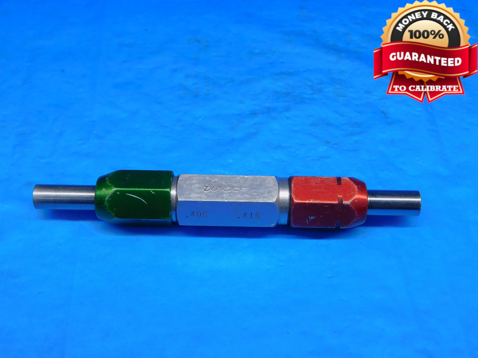 .4060 & .4160 PIN PLUG GAGE GO NO GO .4063 -.0003 13/32 10.312 mm .406 ...