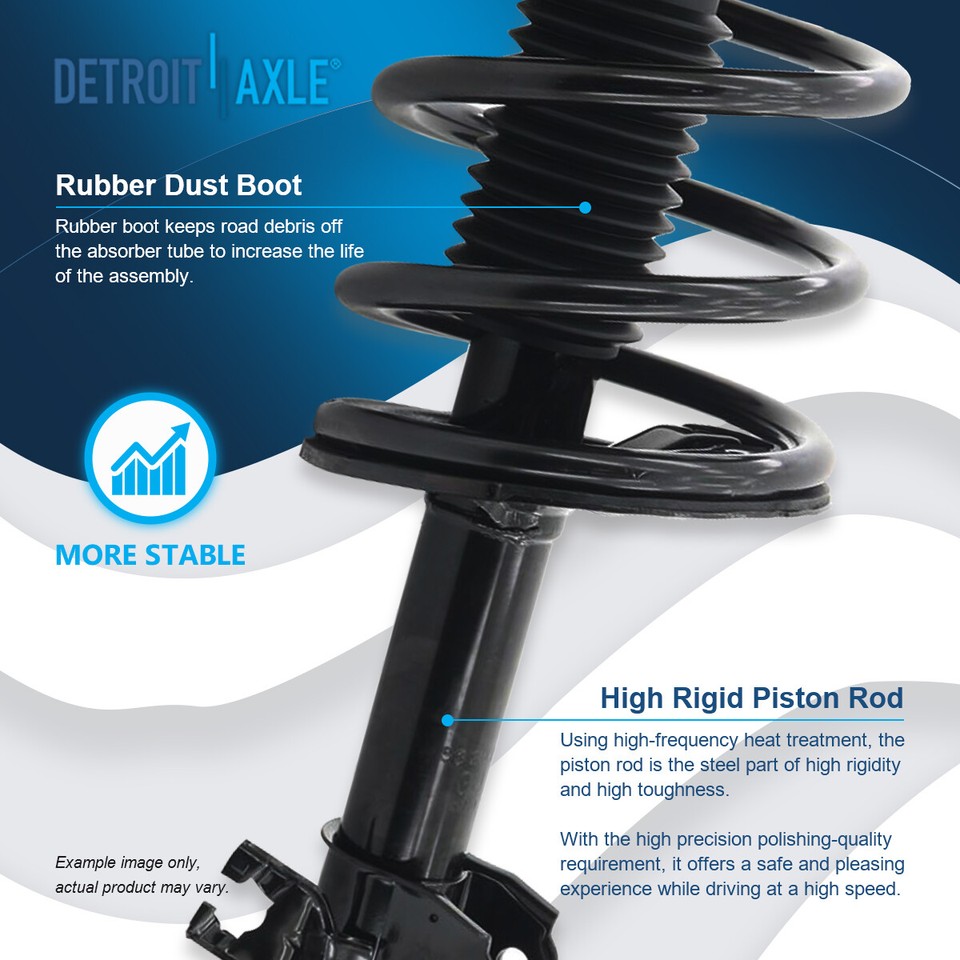 Front Struts w/ Coil Spring + Rear Shock Absorbers for 2004 - 2009 ...