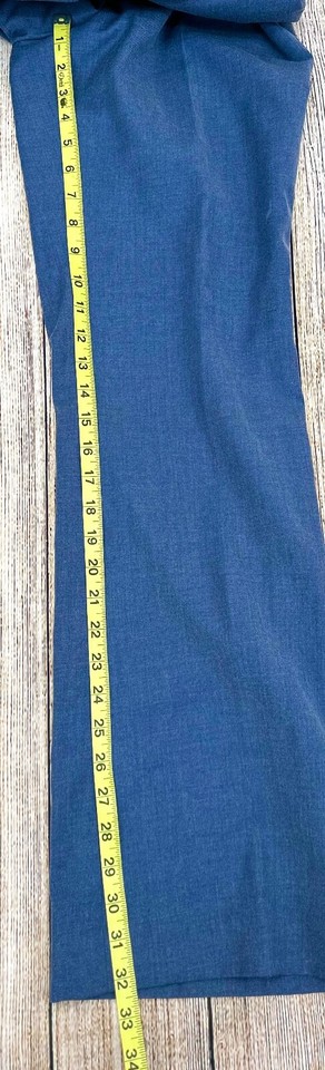 Ann Taylor The Trouser Signature Pants Women's Size 6 Blue High Rise ...
