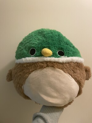 Squishmallow / Fuzzamallow 14” Avery The Mallard Duck - WOT | eBay
