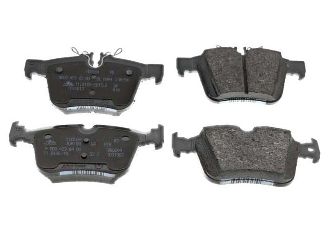 Front & Rear Brake Pad Sets W/ Sensors For 15-22 Mercedes-Benz Vehicles ...