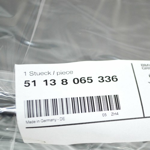 NEW BMW M5 F90 FRONT MBUMPER LICENSE PLATE HOLDER 51138065336 ORIGINAL ...