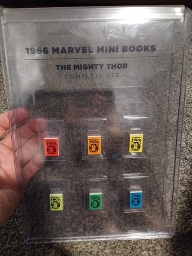 1966 Marvel Mini-Books Comic Gumball Full Set NEAR MINT! Custom Holder ...
