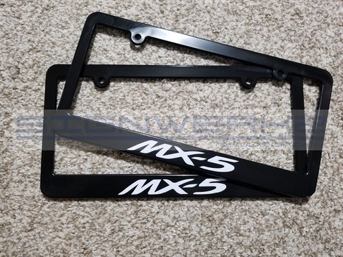 Mazda Mx-5 License Plate Frame - Pair | eBay