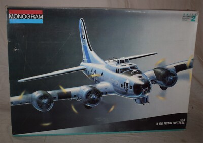 Monogram No. 5600 B-17G Flying Fortress Airplane Kit - 1:48 Scale in ...