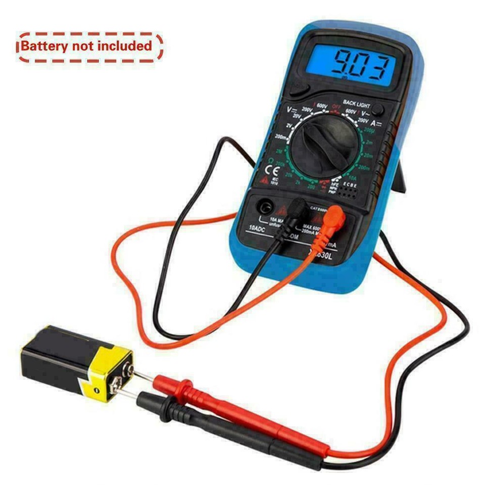 New Digital Multimeter AC DC Voltmeter Ammeter Ohmmeter Volt Tester ...