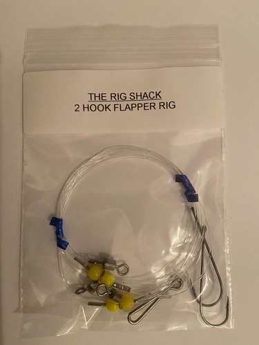 2 HOOK FLAPPER RIG FROM THE RIG SHACK. SEA FISHING RIGS | eBay UK