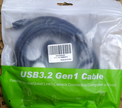 USB 3.2 Gen 1 Cable Oculus Quest Link/Camera/VR/Quest Connecting USB A ...