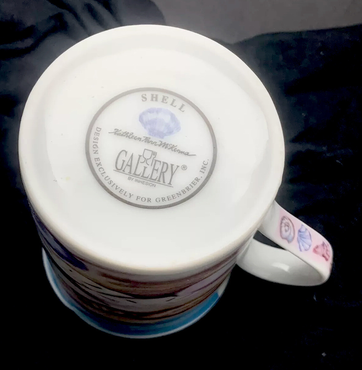 Gallery by Inhesion Kathleen Parr McKenna Porcelain Mug 4" Shell Coffee ...