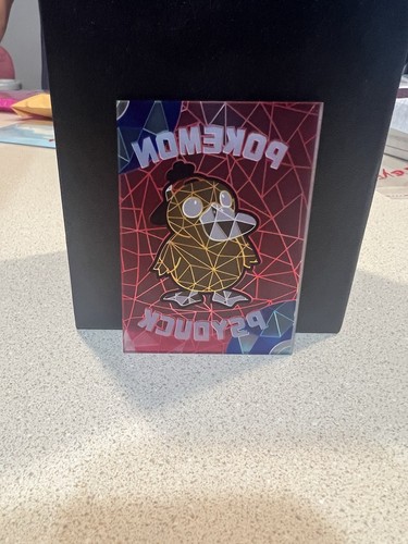 Pokémon Chinese Elf Eif Origin Collection Psyduck Stained Glass Card ...