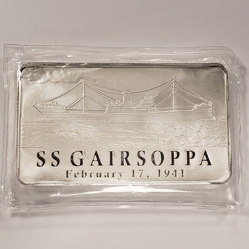 10 oz .999 Silver Bar - Certified SS Gairsoppa Shipwreck Silver - SKU ...