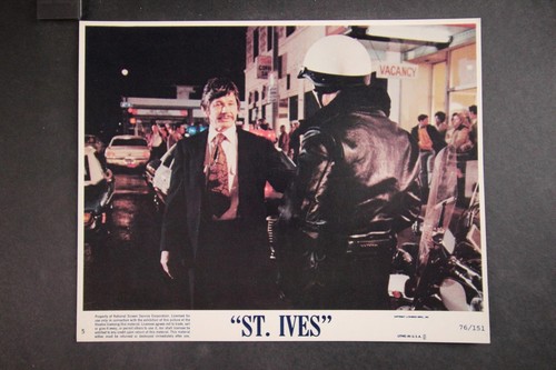 LOT: 7 1976 St. IVES MOVIE PROMO PHOTOS~CHARLES BRONSON~JACQUELINE ...