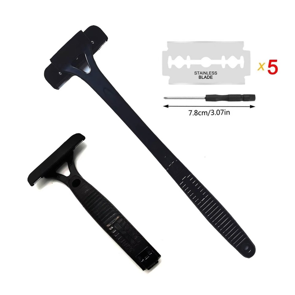 Men Back Razor Shaver Groomer Full Body Leg Hair Removal Trimmer Set ...