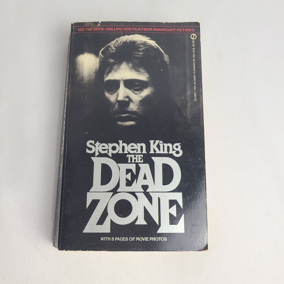THE DEAD ZONE Paperback Book by STEPHEN KING Signet 1988 w/ Movie ...