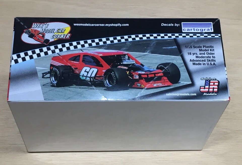 SALVINOS JR - WES'S #60 MATT HIRSCHMAN MODIFIED RACE CAR MODEL KIT | eBay