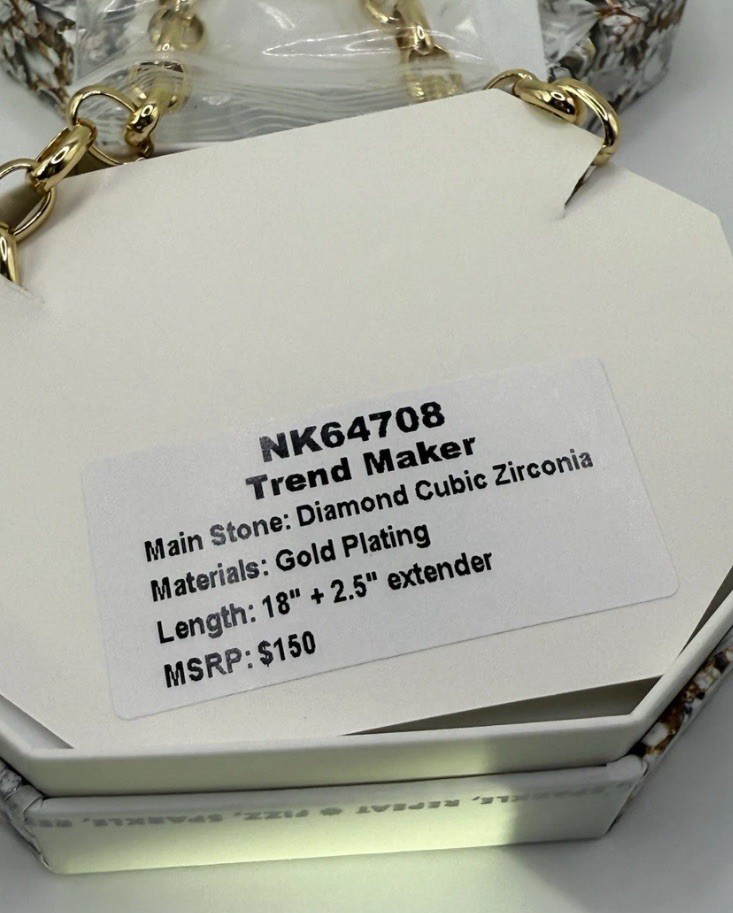 New BP Bomb Party Trend Maker NK64708 Gold Lock Necklace April 2025 | eBay