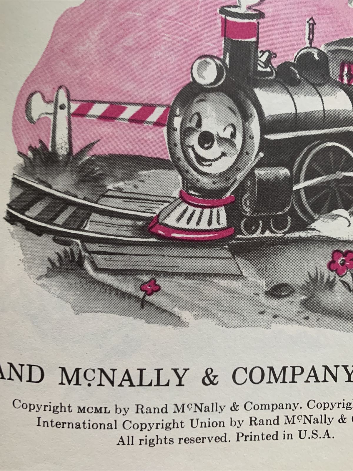 Vintage 1950 Benjie Engie #7928 Rand McNally Children’s Super Book Free ...