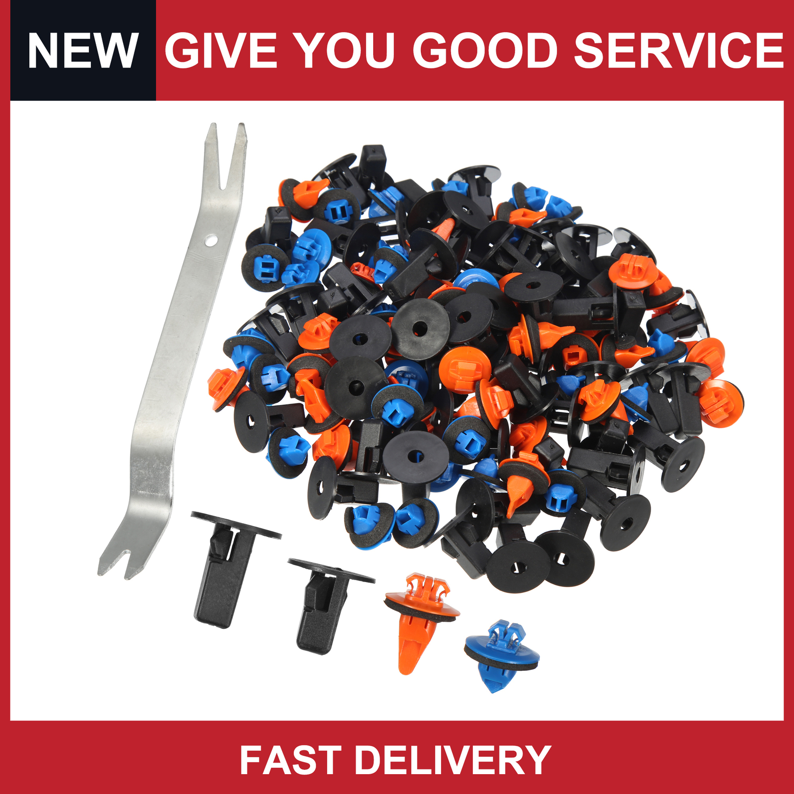 Pack of 121 For Toyota 4Runner Tacoma RAV4 Retainer Fastener Clip Rivet ...