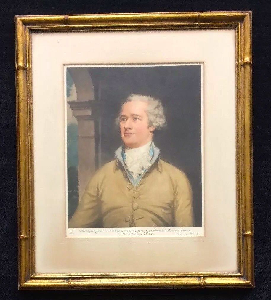 Alexander Hamilton engraving by Thomas Hamilton Crawford, after John ...