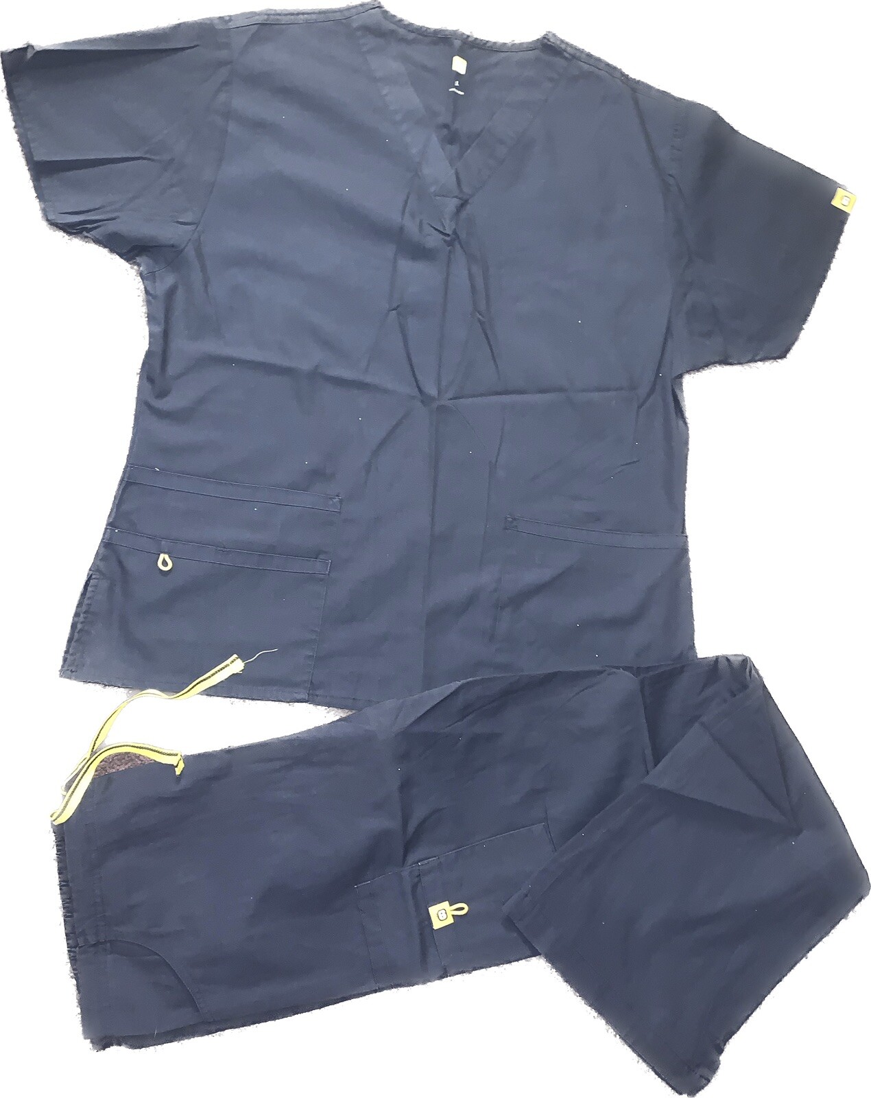 Wonderwink Scrub Set Top L bottoms LT Navy Blue | eBay